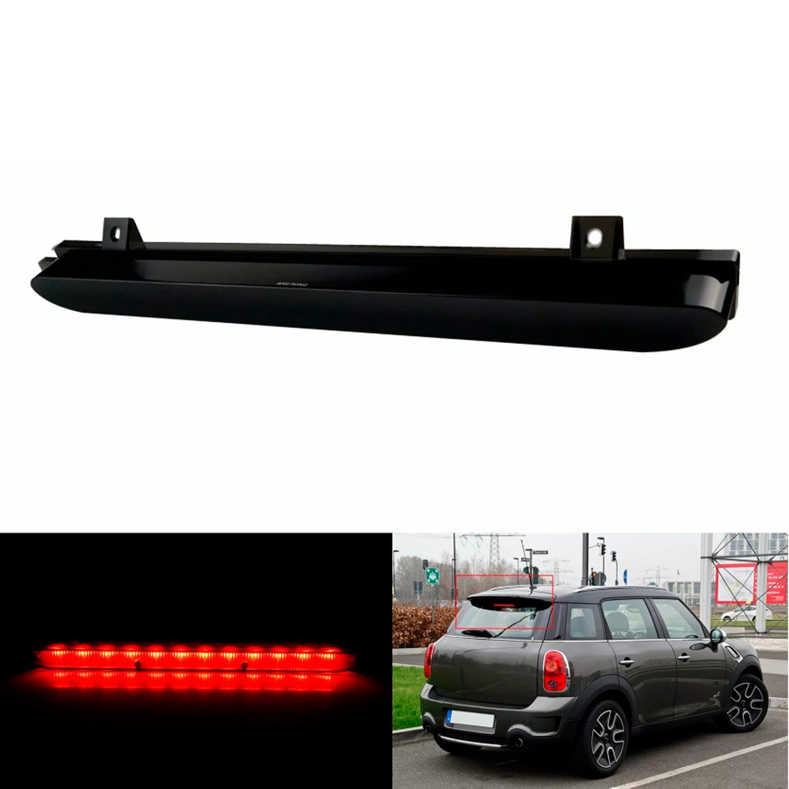 Mini Cooper R56 R60 2006-2013 Black Smoked LED High Level Third Brake ...