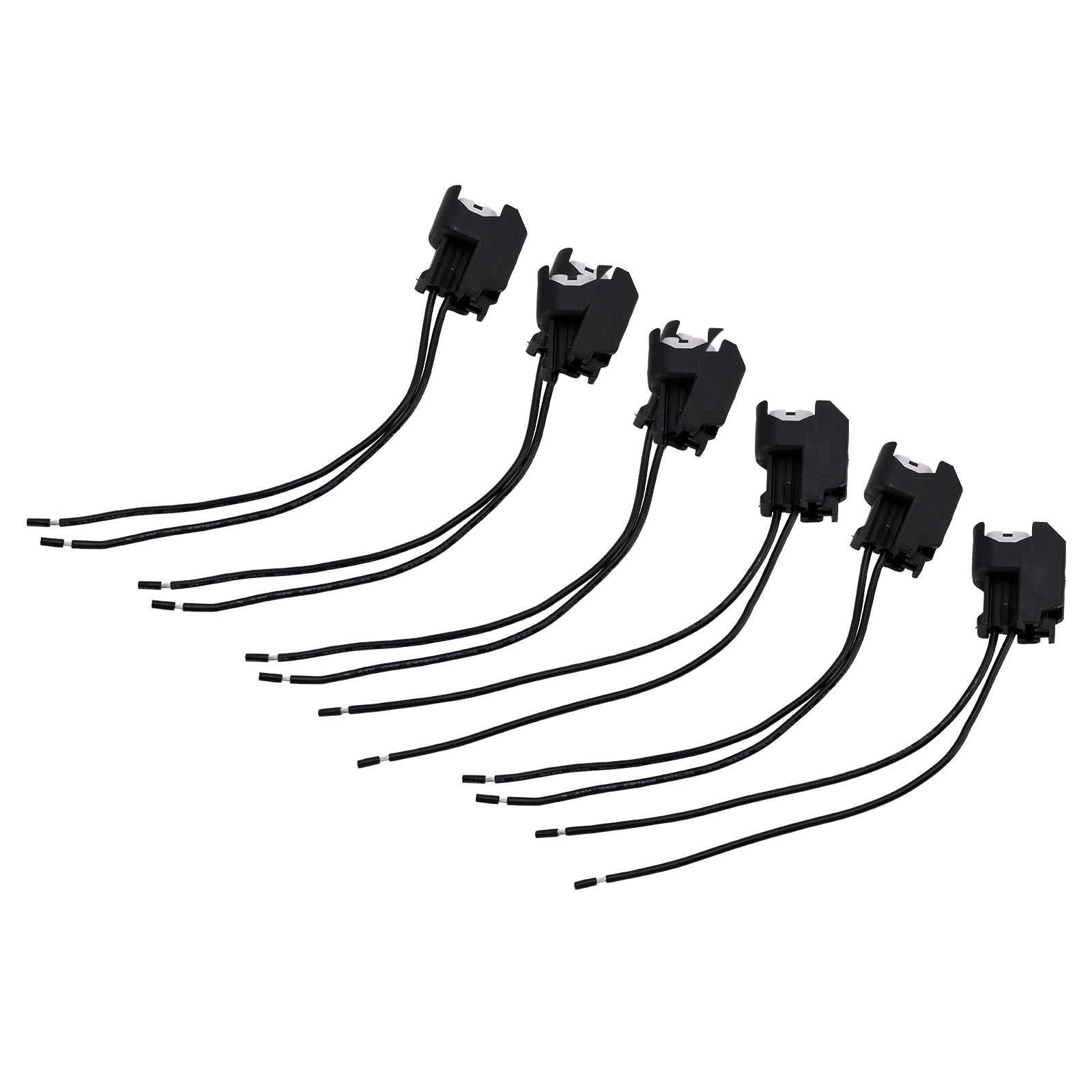 Hyundai 6-EV6 Fuel Injector Connector Plug Clip Pigtail Quick Disconne ...