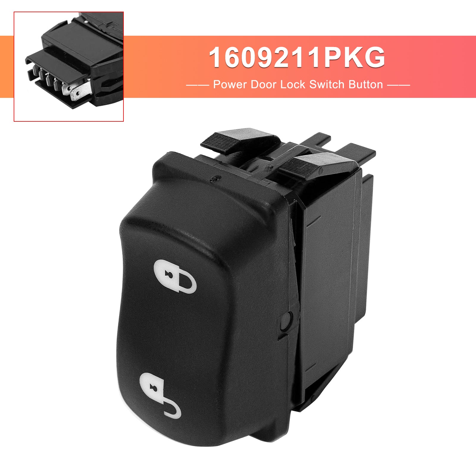 Peterbilt Truck 1609211PKG Power Door Lock Switch Button – Champoo