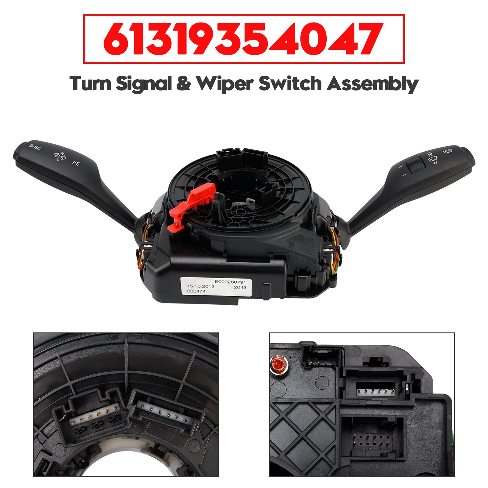 BMW F07 F10 F12 F13 F06 61319354047 Turn Signal & Wiper Switch Assembl ...