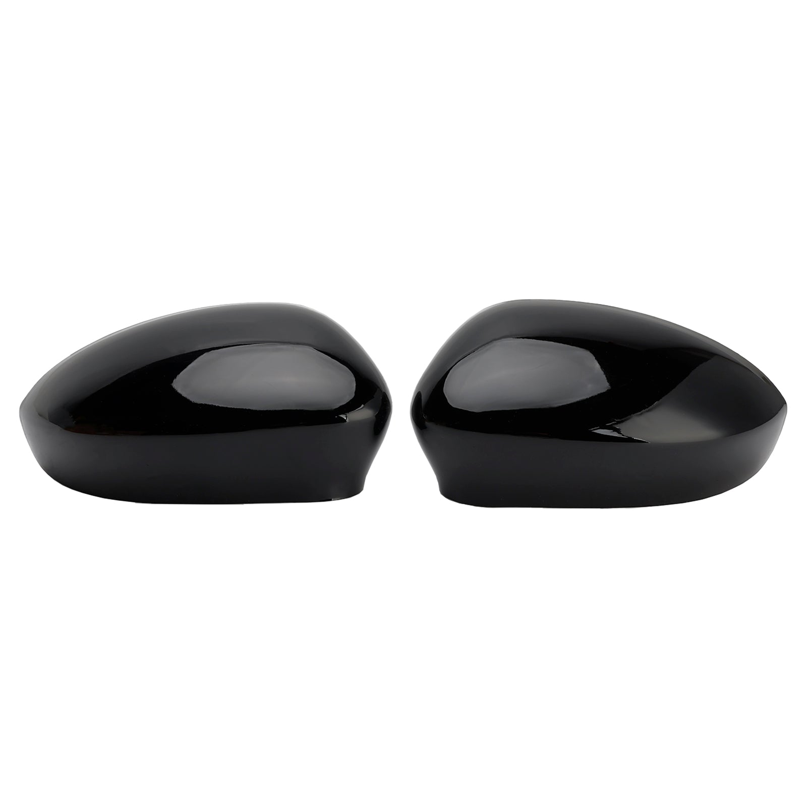 2009 Fiat GGrande Punto Evo Dal 735452185 Pair of Side Mirror Cover Ca ...