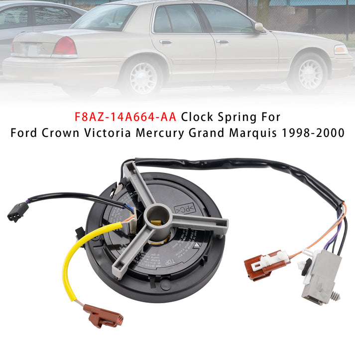 F8AZ-14A664-AA Clock Spring For Ford Crown Victoria Mercury Grand Marq ...