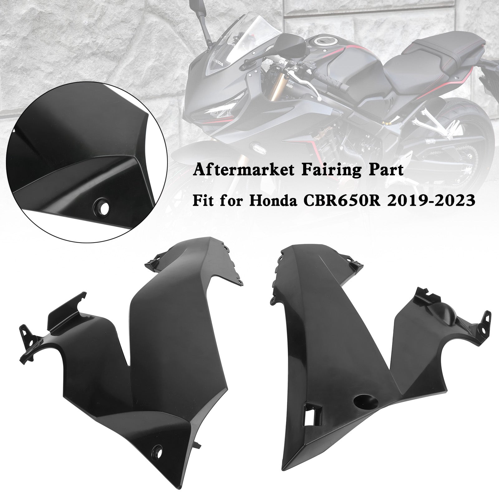 2019-2023 Honda CBR650R Unpainted side frame Panel Fairing Cowl – Champoo