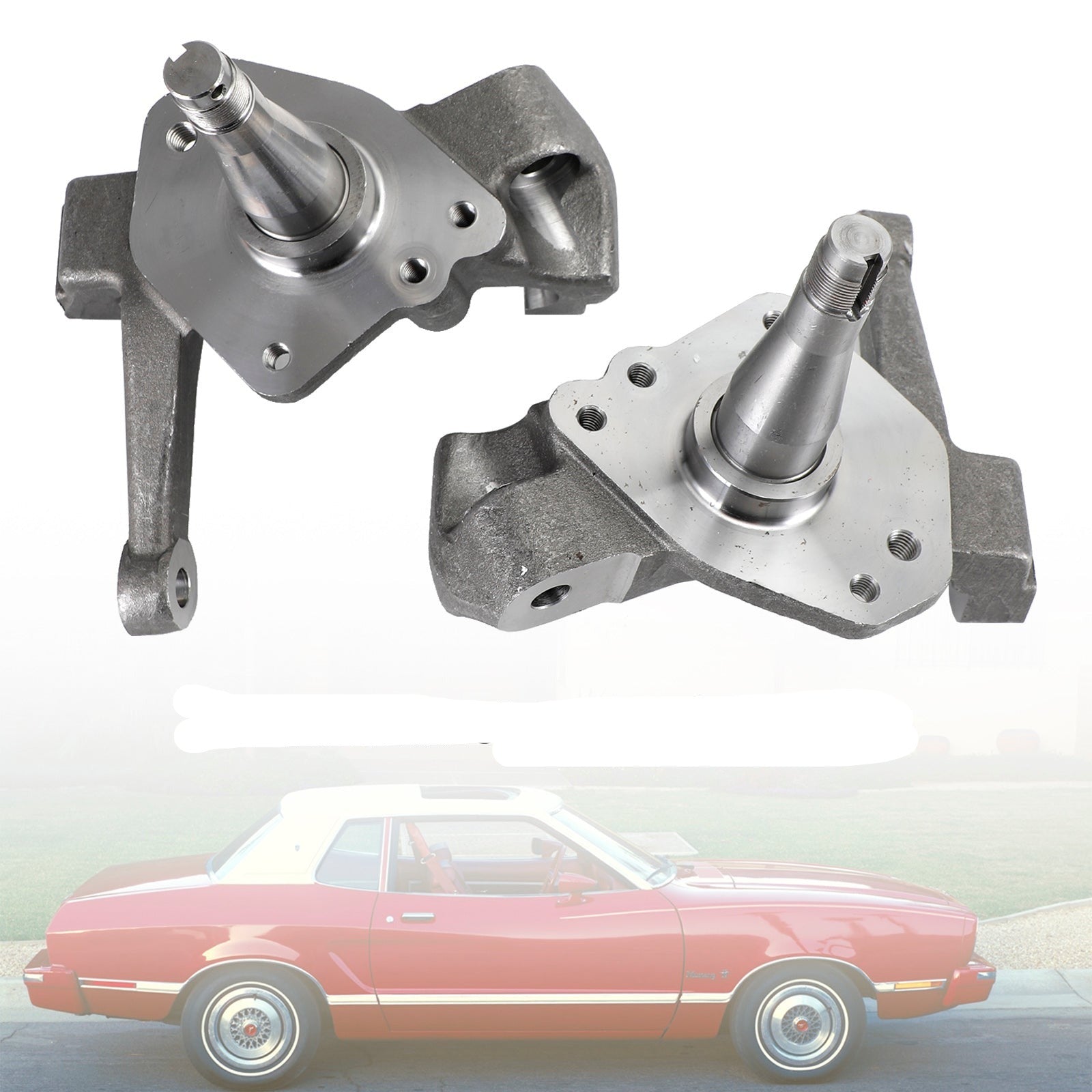 1974-1978 Ford Mustang II Left/Right Hot Rod 2 Inch Drop Spindles – Champoo