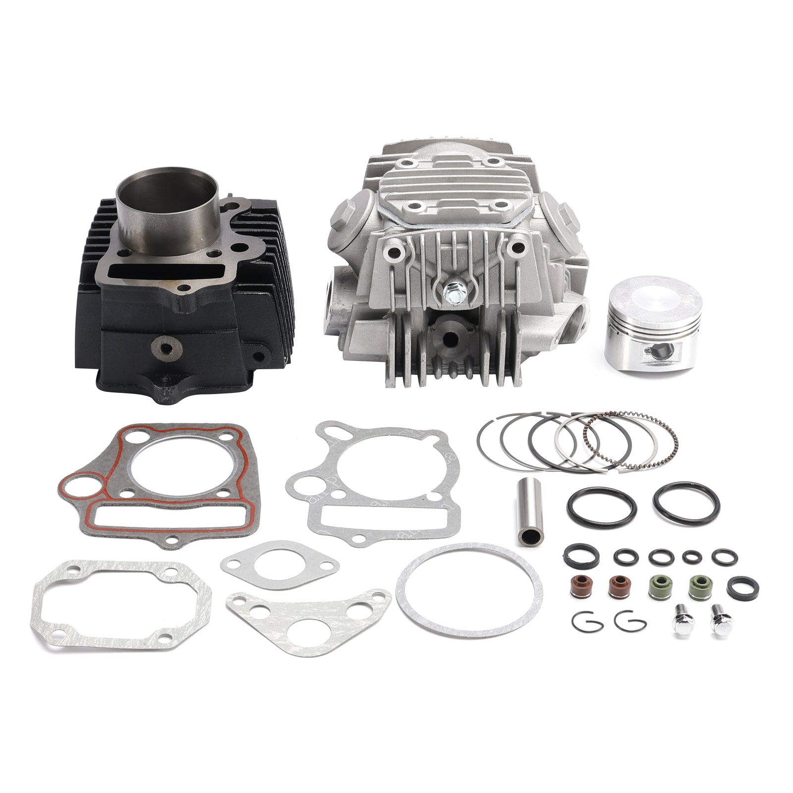 Honda Super Cub C110/C111 OHV 52.4mm Cylinder Head Barrel Piston Kit 1 ...