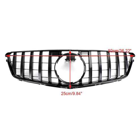 2008-2014 Mercedes Benz W204 C-Class C250 C300 C350 Front Bumper Grill ...