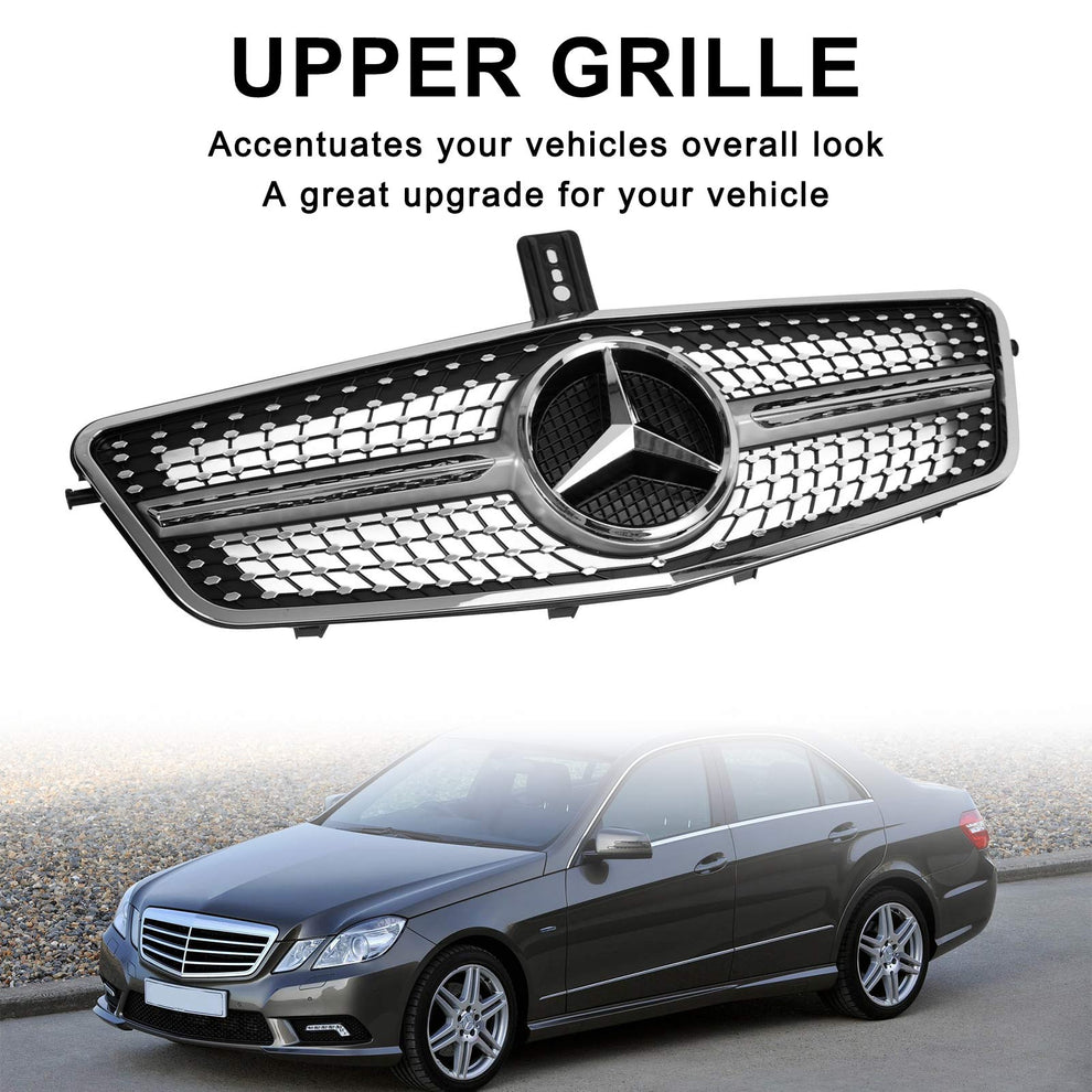 2009-2013 Mercedes Benz W212 E-Class 4 Doors Model Front Bumper Grill ...
