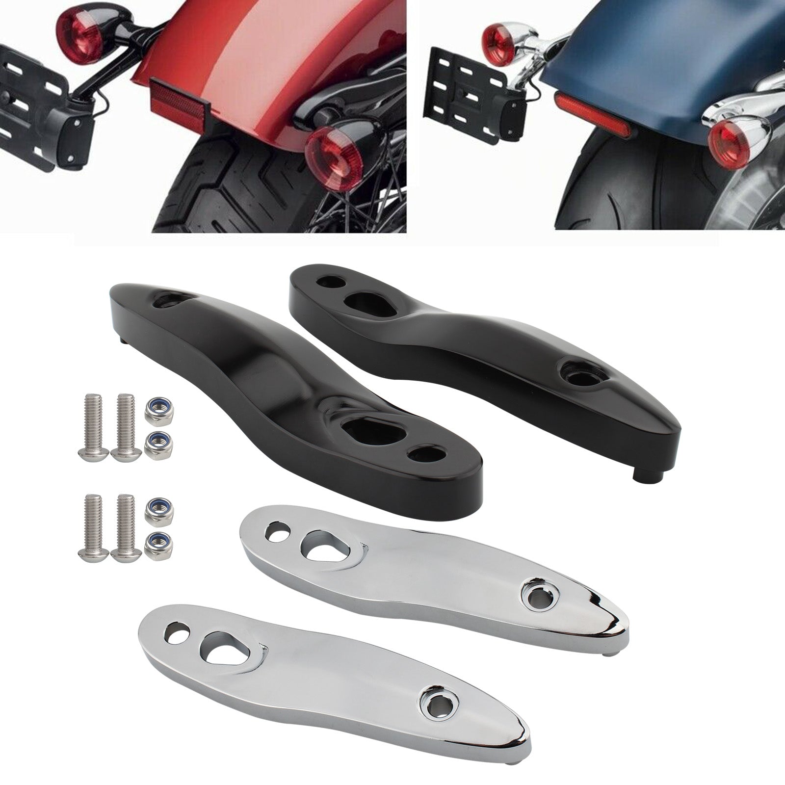 2000-2020 Harley Softail All Models Turn Signal Extension Bracket Lice ...