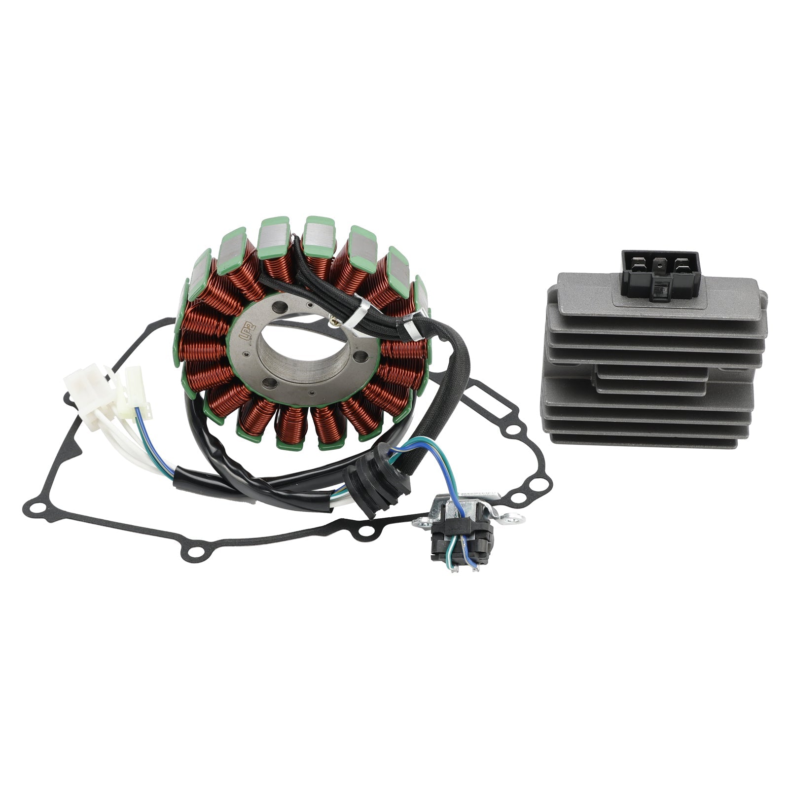 19-24 Yamaha YZF R3 YZF R25 ABS Alternator Stator Regulator with Gaske ...