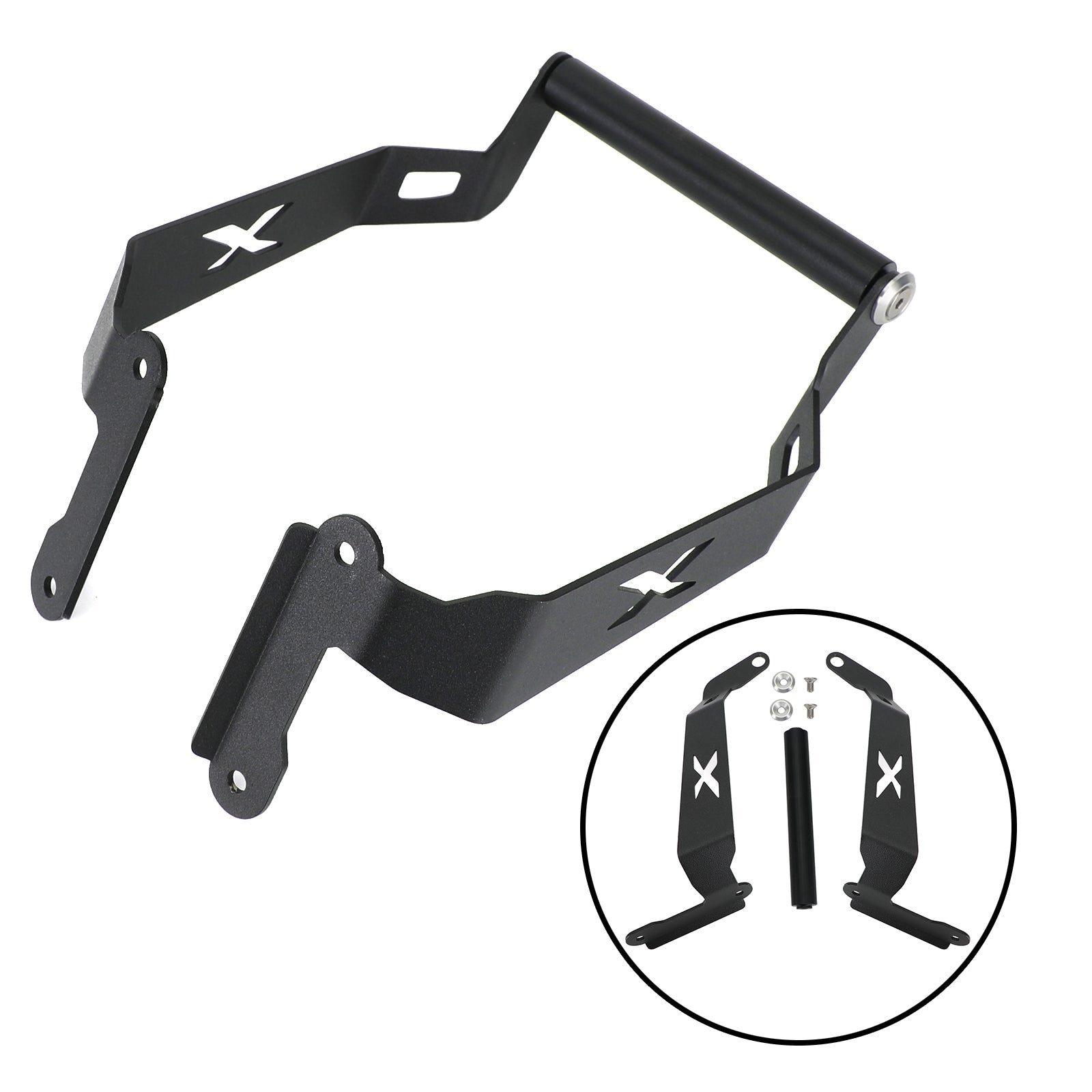 Navigation Bracket Phone Gps Bracket Black Fits For Honda X-Adv X Adv ...