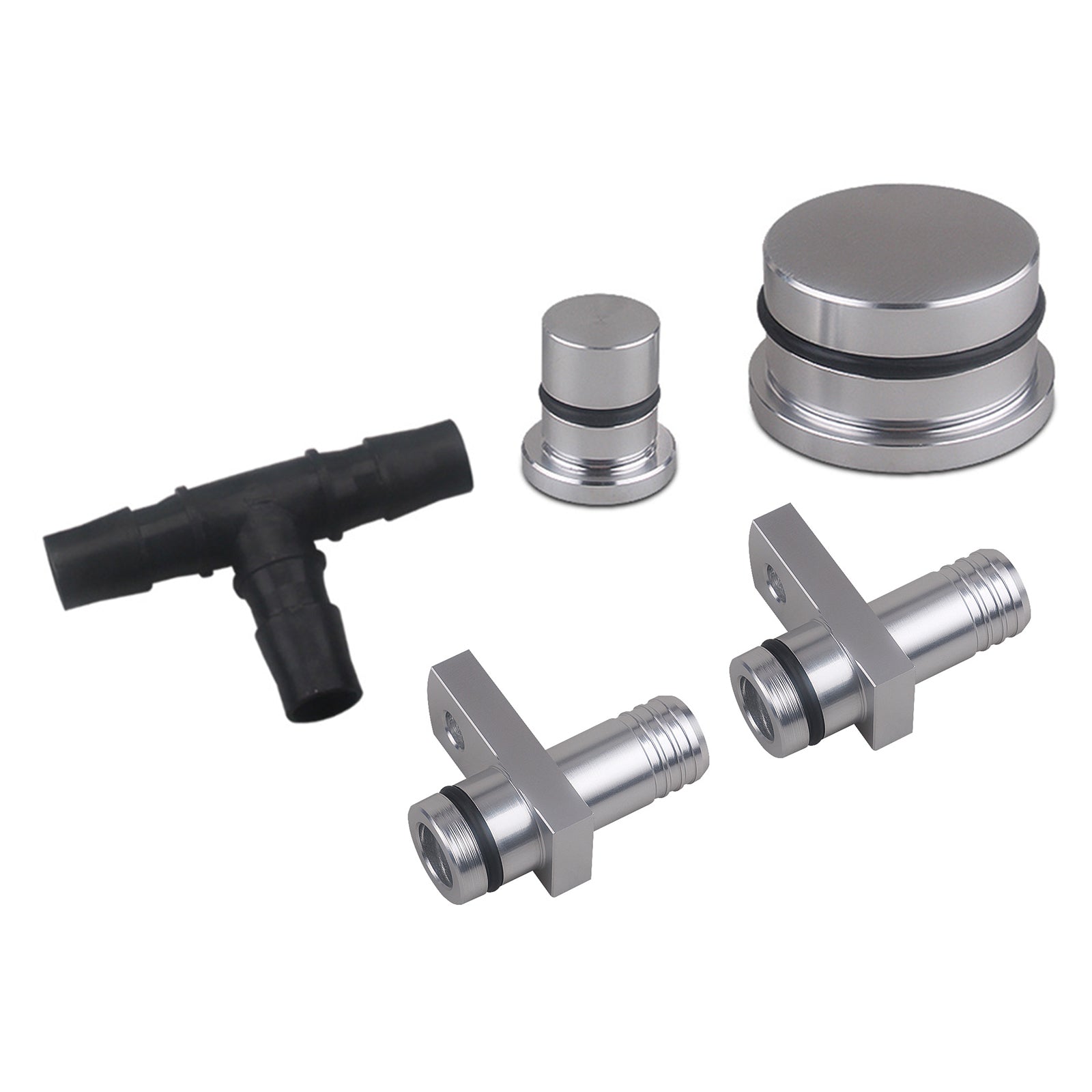 2004.5-2010 Duramax Diesel 6.6L LLY LBZ LMM PCV Reroute & Resonator De ...