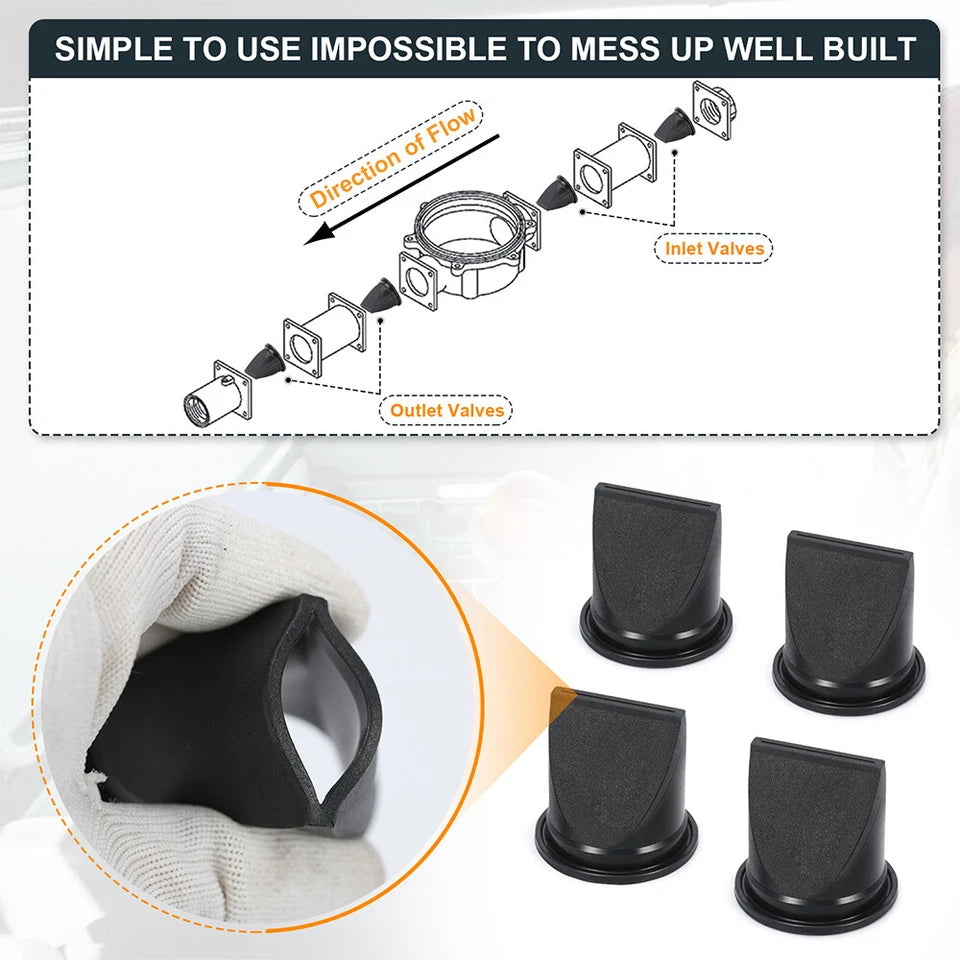 Pump Bellows Kit S & T Series Vacuum & Discharge Pump Dometic 38523098 ...